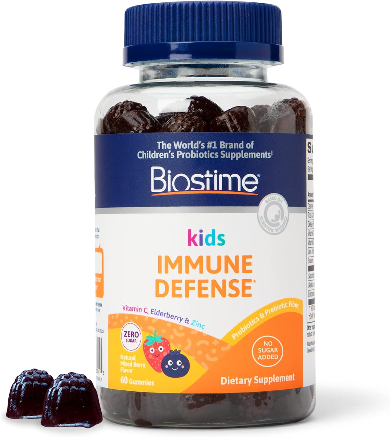 Amazon.com: Biostime Kids Probiotic Immune Gummies with Zinc, Vitamin C ...