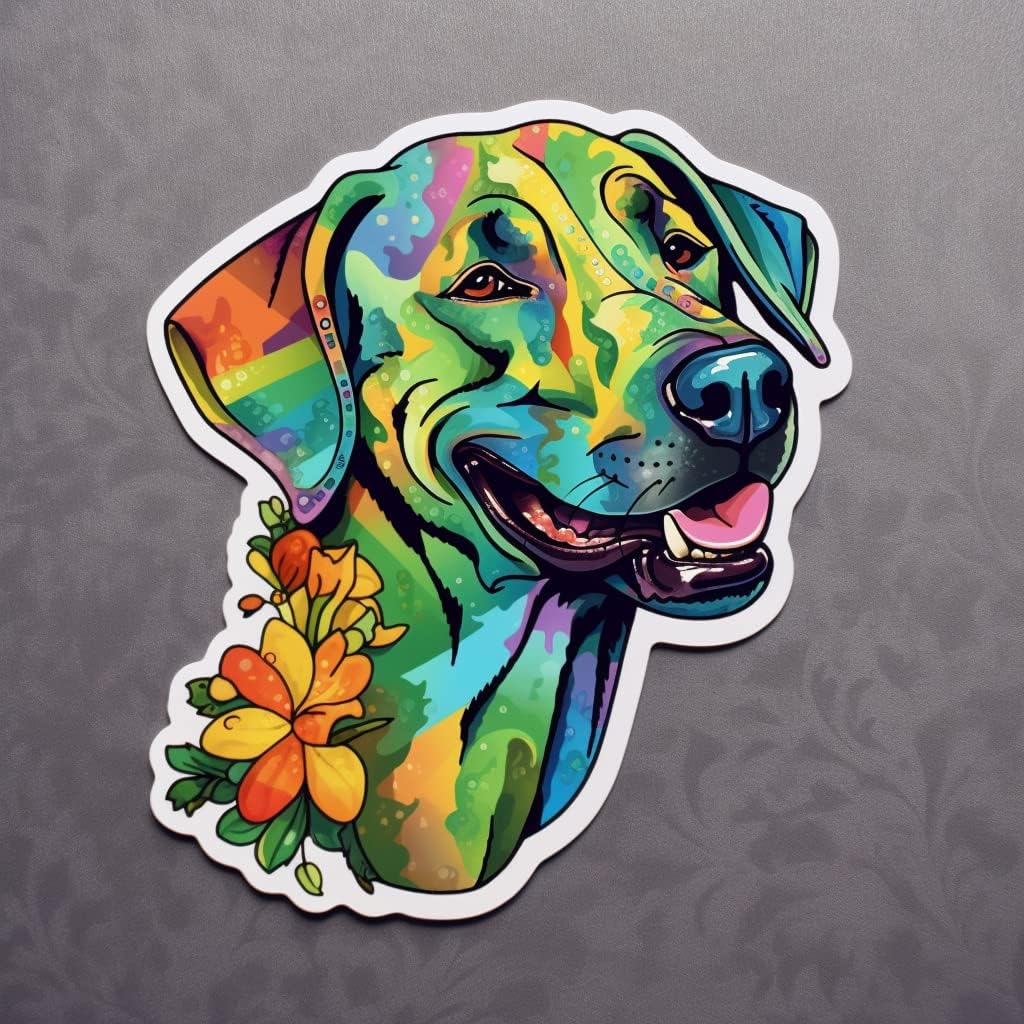 Amazon.com - Yoonek Graphics Great Dane Dog Vinyl Decal Sticker for Car ...