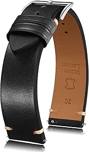Getalia Italian leather Watch Band Tuscany Natural Vegetable-Tanned ...