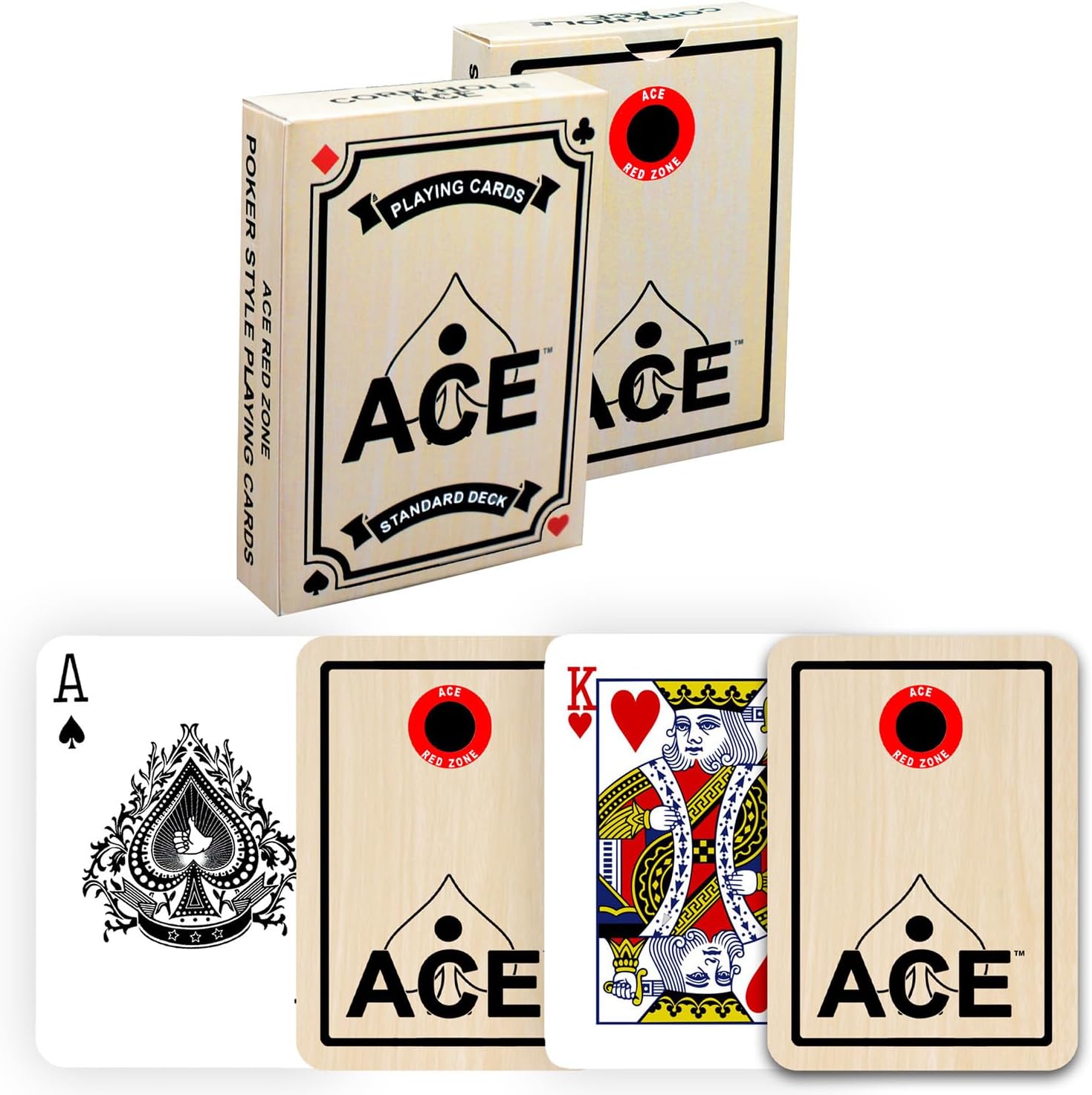 Amazon.com: CornholeAce ACE Cornhole Inspired Poker Style - Standard ...