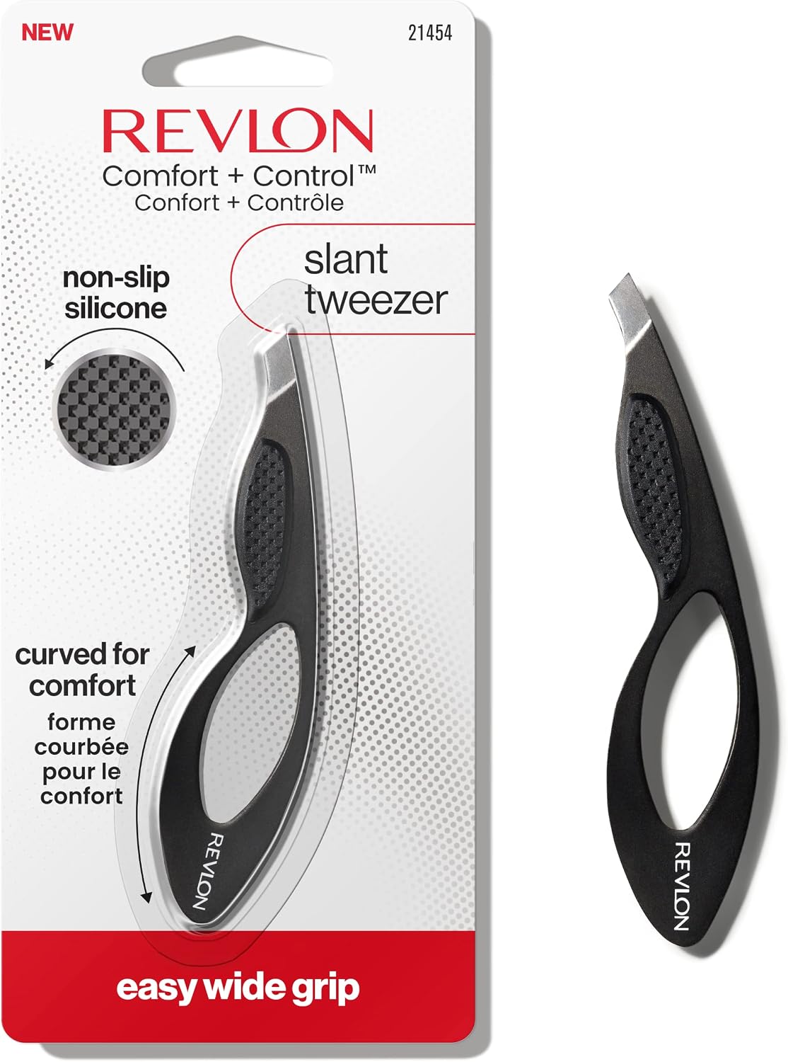 REVLON Wide Grip Comfort and Control Precision Tweezer