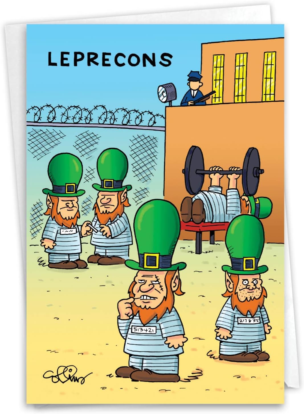 Amazon.com : NobleWorks Leprecons - St. Patrick's Day Greeting Card ...