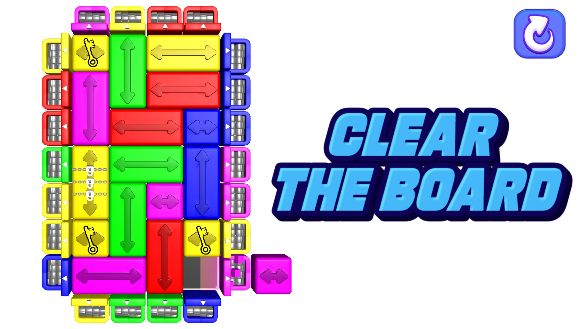 Color Block Jam Away Puzzle: Blocks Blast Matching Doors Color Sorting ...