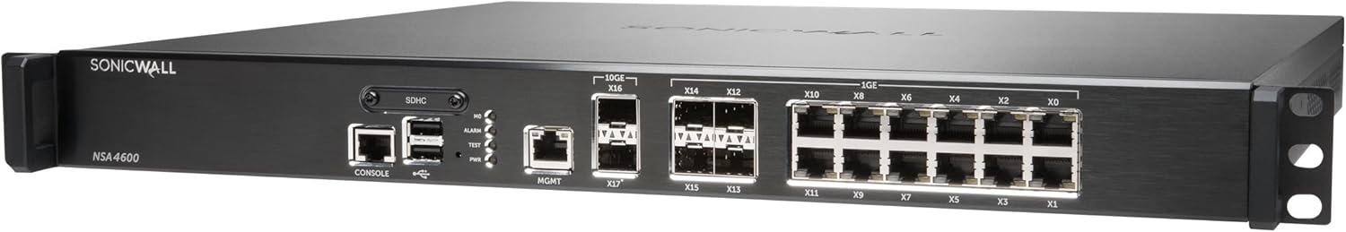 Amazon.com: SonicWALL NSA 4600 Network Security/Firewall Appliance ...