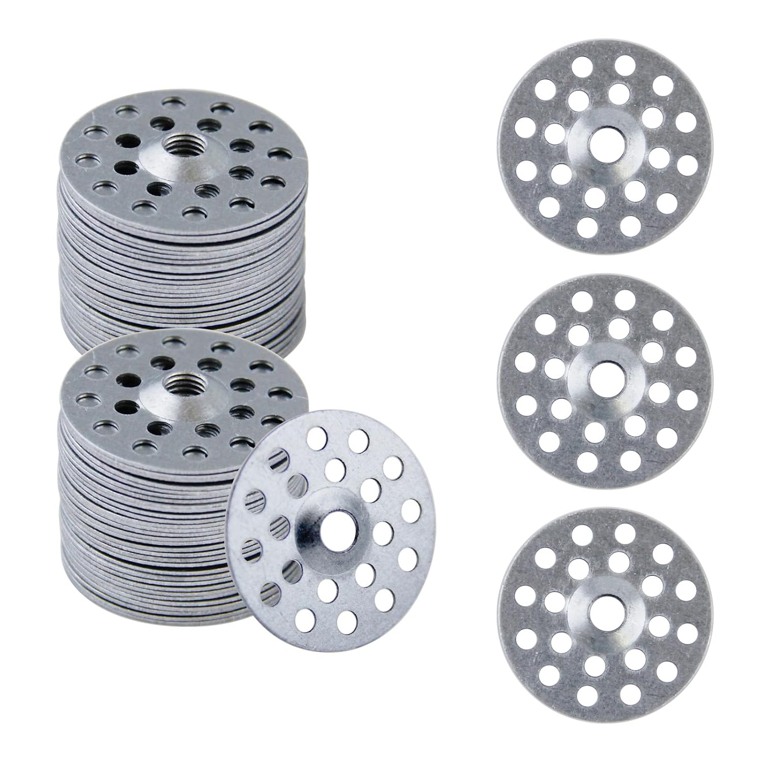Abvsdu 150 Pcs Plaster Washers, 1 Inch Metal Washers for Fixing ...