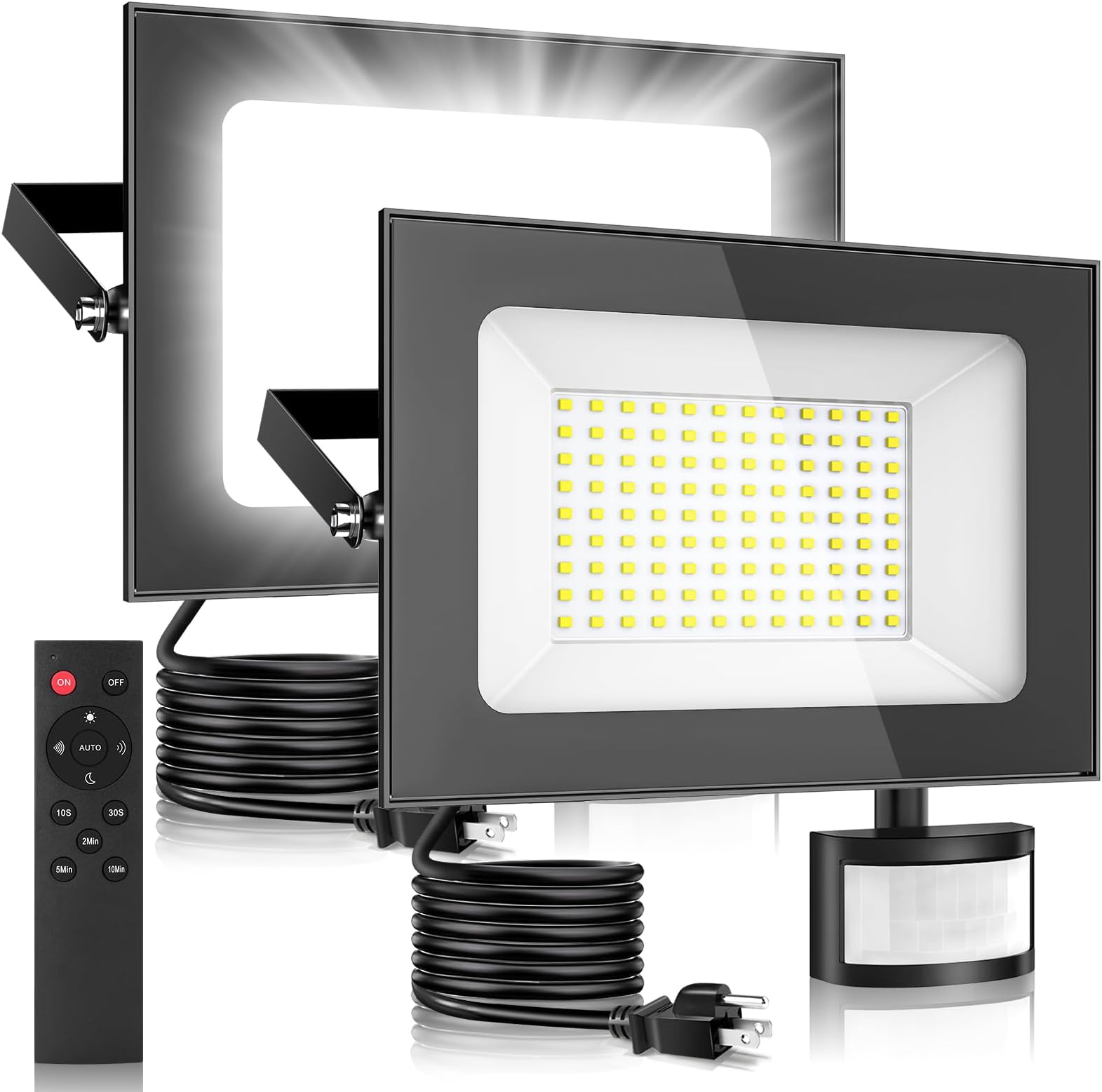 Floodoor 30W LED Motion Sensor Light Outdoor Waterproof Flood Light 12 ...