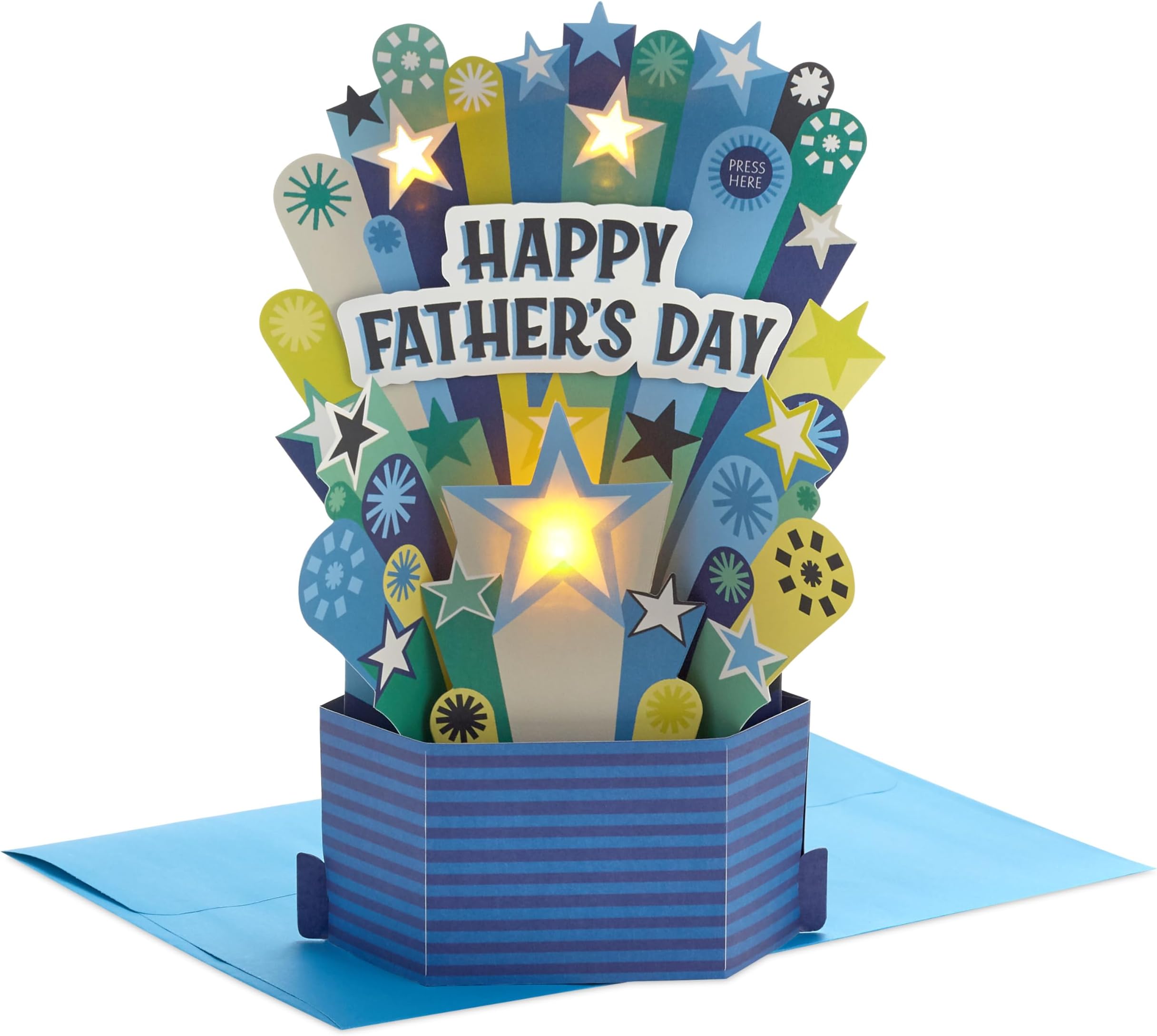 Hallmark Fathers Day Card, 3D, Pop Up, Musical, Light Up, Banner Design ...