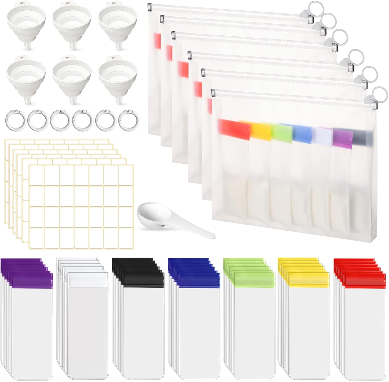 Amazon.com - 67pcs Protein Powder Travel Container Set 42 Single Dose ...