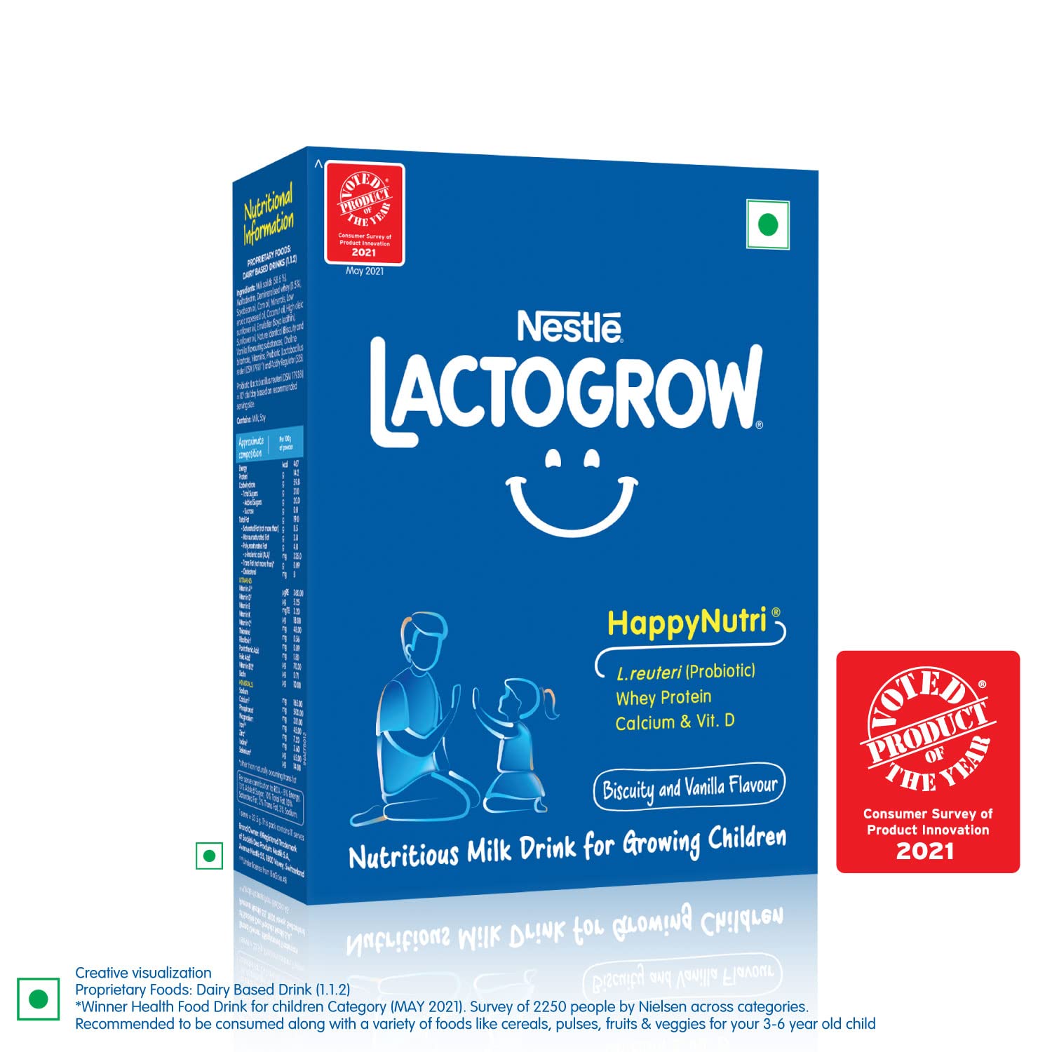 Buy Nestlé LACTOGROW Nutritious Milk Drink (2-6 Years)- 400g Bag-In-Box ...