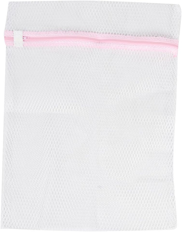 Amazon.com: uxcell Home Laundry Zipper Nylon Washing Net Bag 39cm x ...