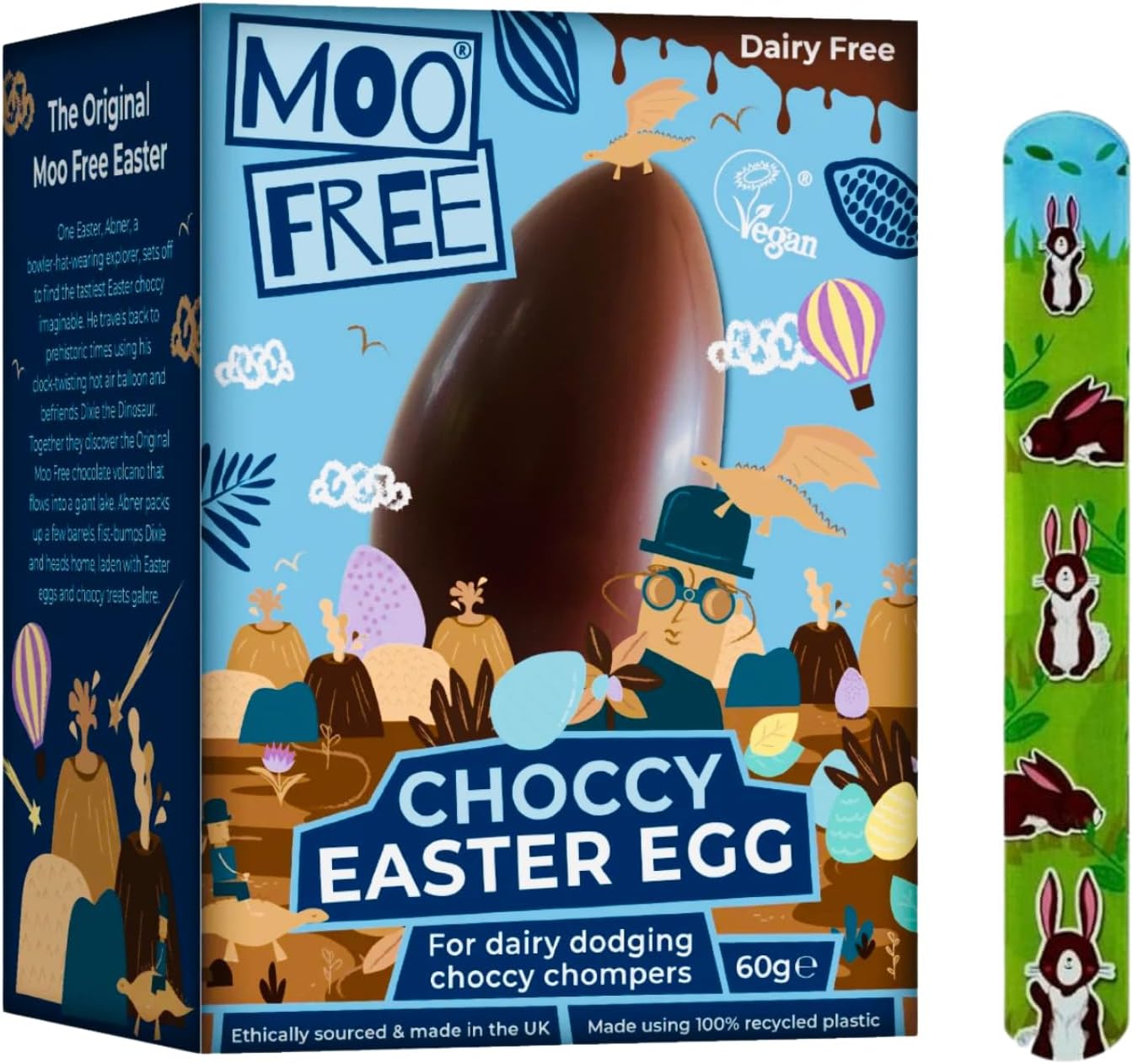 Dairy Free Chocolate Choccy Easter Egg With Easter Snap Bracelet ...