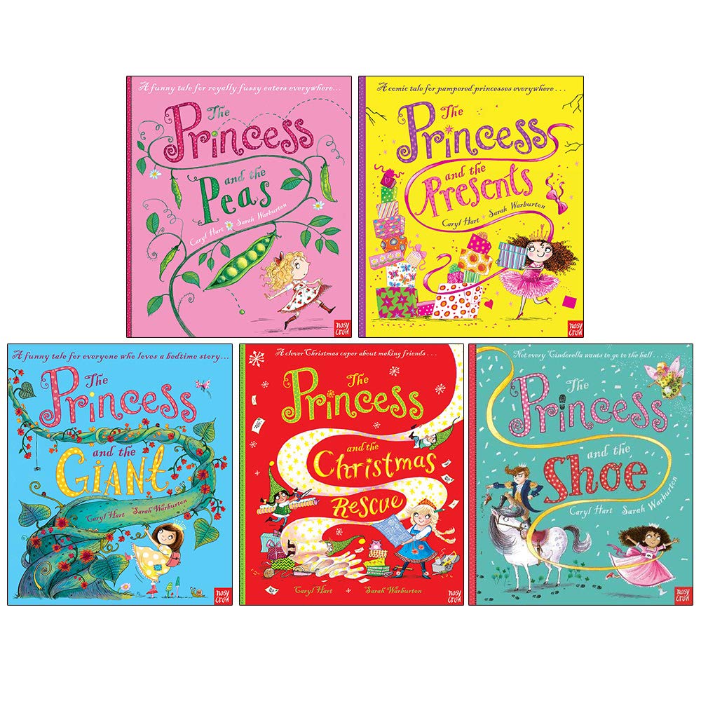 Caryl Hart Princess Series 5 Books Collection Set (The Princess and the ...