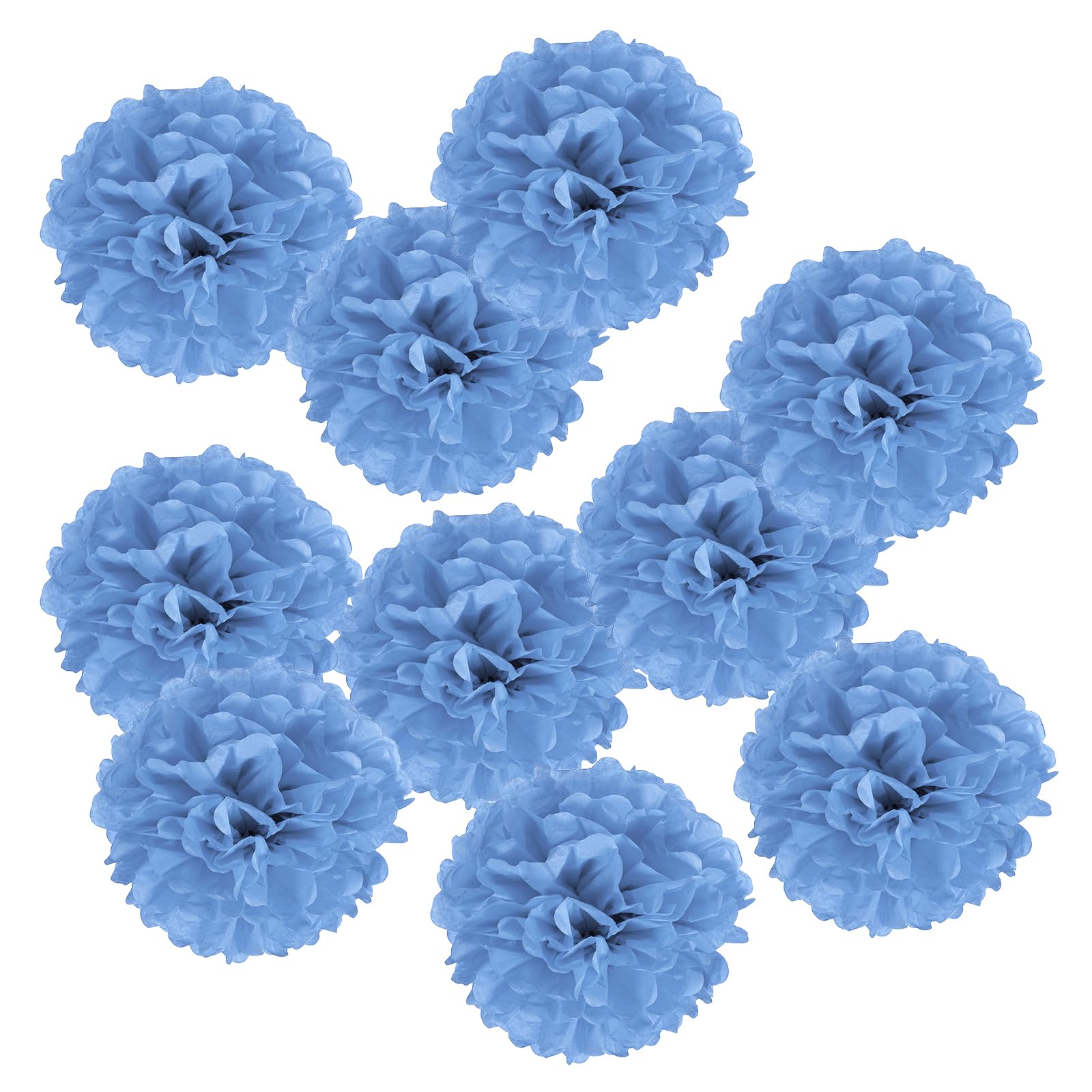 Amazon.com: PATIKIL 6" Tissue Pom Poms Flowers, 10 Pack Paper Flower ...