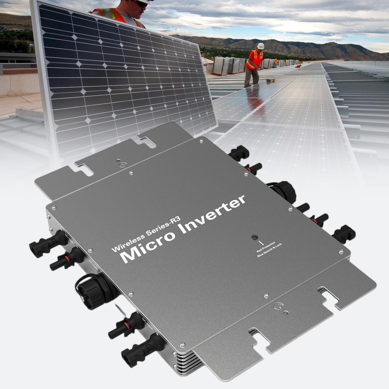 Amazon.com: DAZULI Solar Grid Tie Micro Inverter, 1200W 1400W 1600W ...