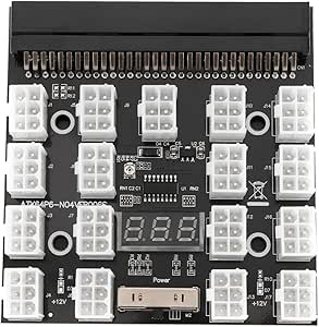 Amazon.com: ECSiNG 1Pc PSU17 Port ATX 6-pin Server PSU Power Conversion ...