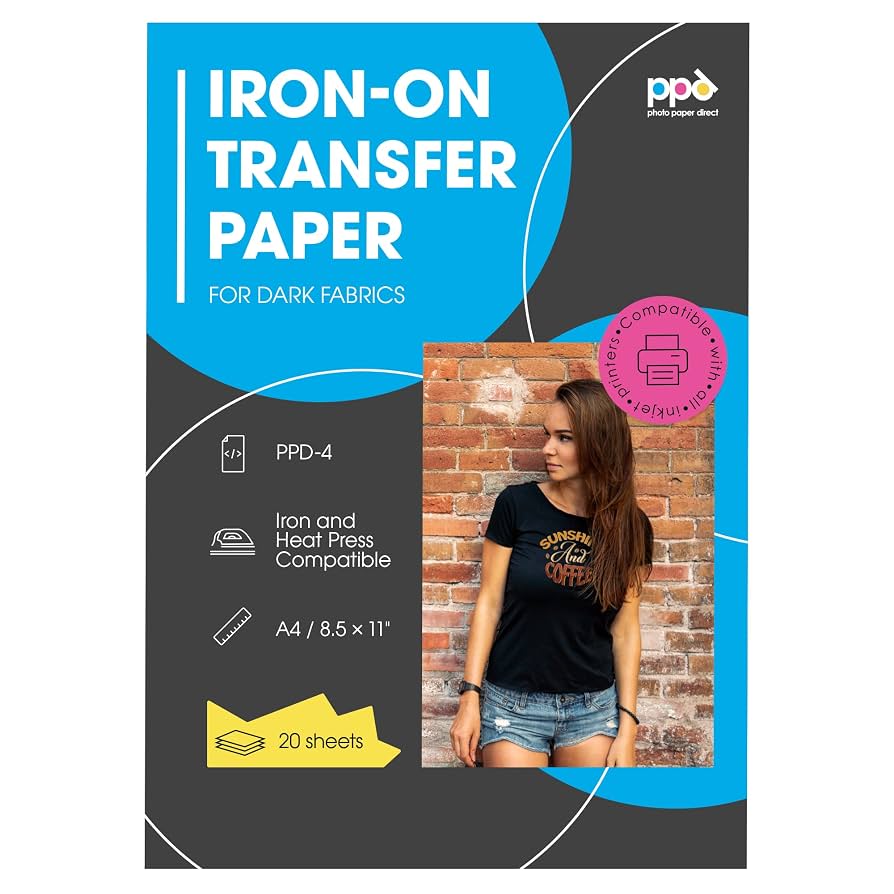 T Shirt Iron On Transfer Paper Heat Transfer Paper Sheets 8 Pcs