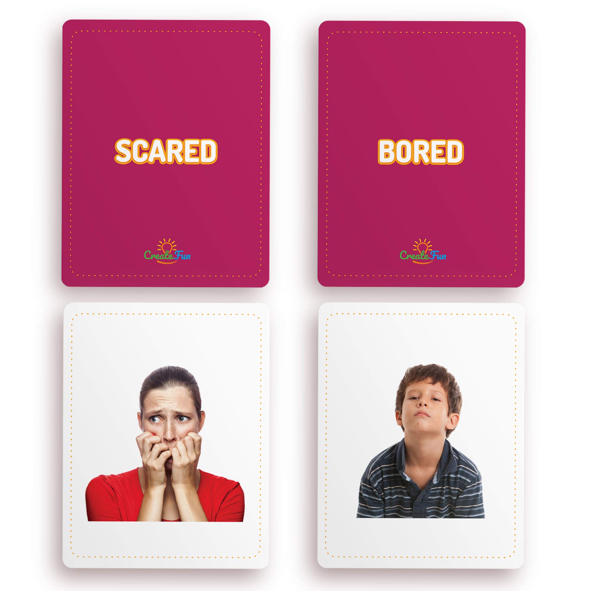 Feelings and Emotions Flash Cards | 50 Emotion Development Educational ...