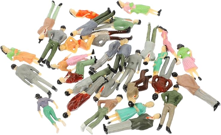 Amazon.com: Angoily 30Pcs Miniature People Figurines for Table ...