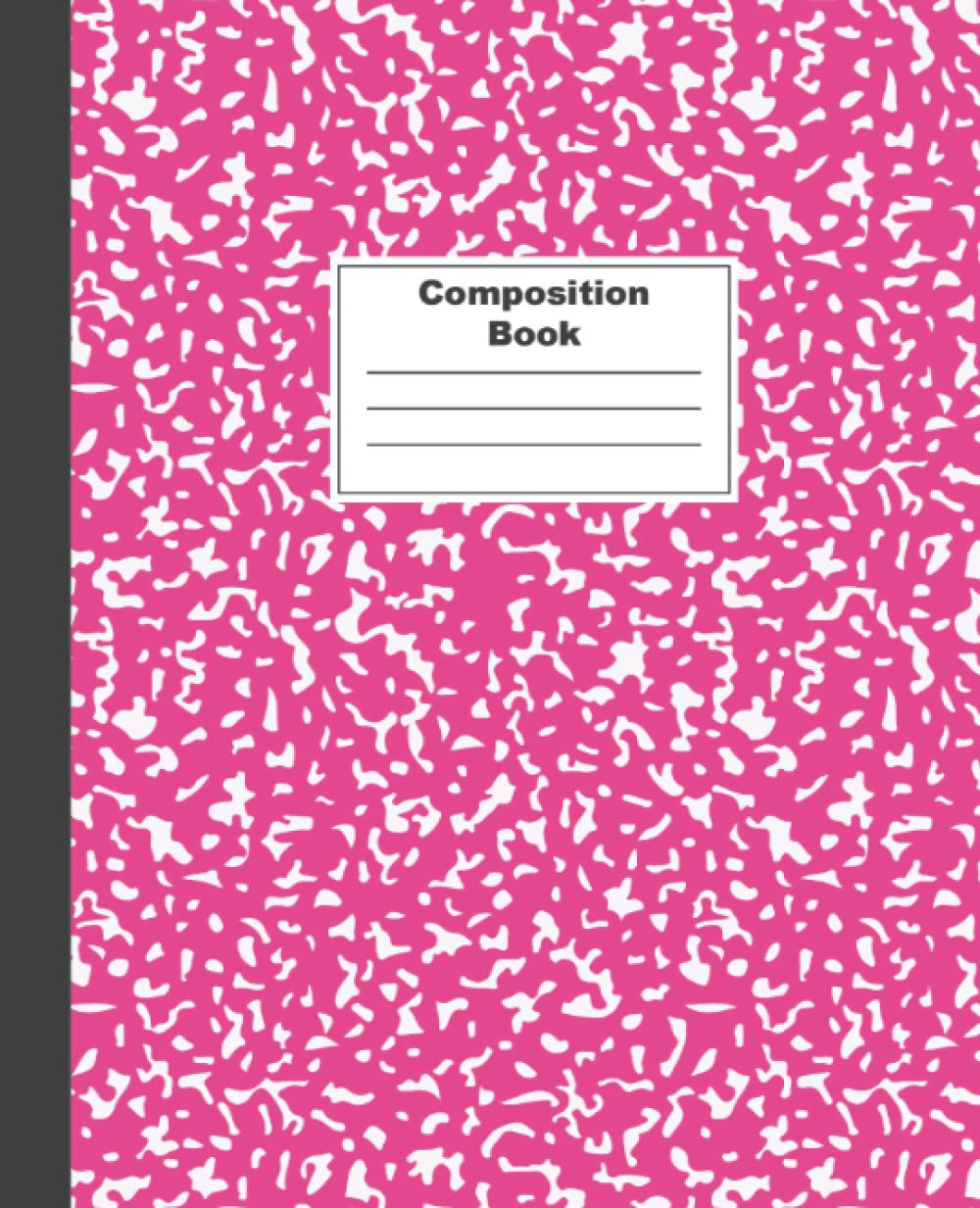 Composition Notebooks, Wide Ruled Paper, 7.5" x 9.25", Pink Marble ...