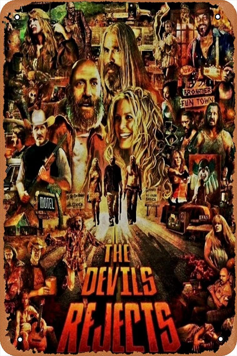 NIUMOWANG Cartel de metal The Devil’s Rejects Horror Movie Art – Póster ...