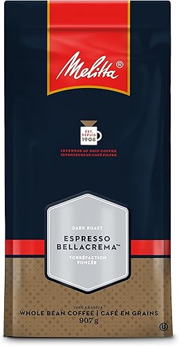 Melitta Dark Roast Espresso BellaCrema Whole Bean Coffee