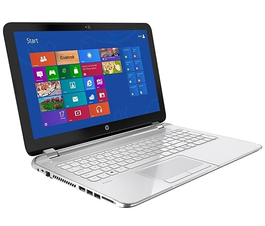 HP Pavilion 15-N209TX 15.6-inch Laptop (Pearl White) with Laptop Bag ...