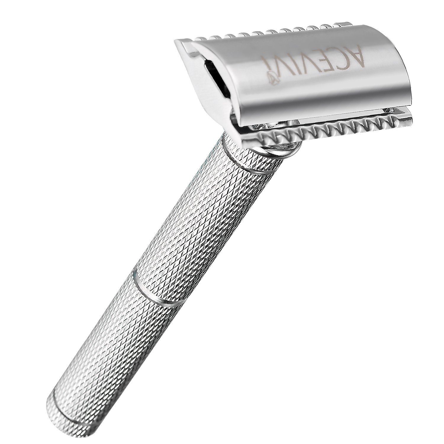 Amazon.com : ACEVIVI Double Edge Long Handled Safety Razor for Men + 5 ...