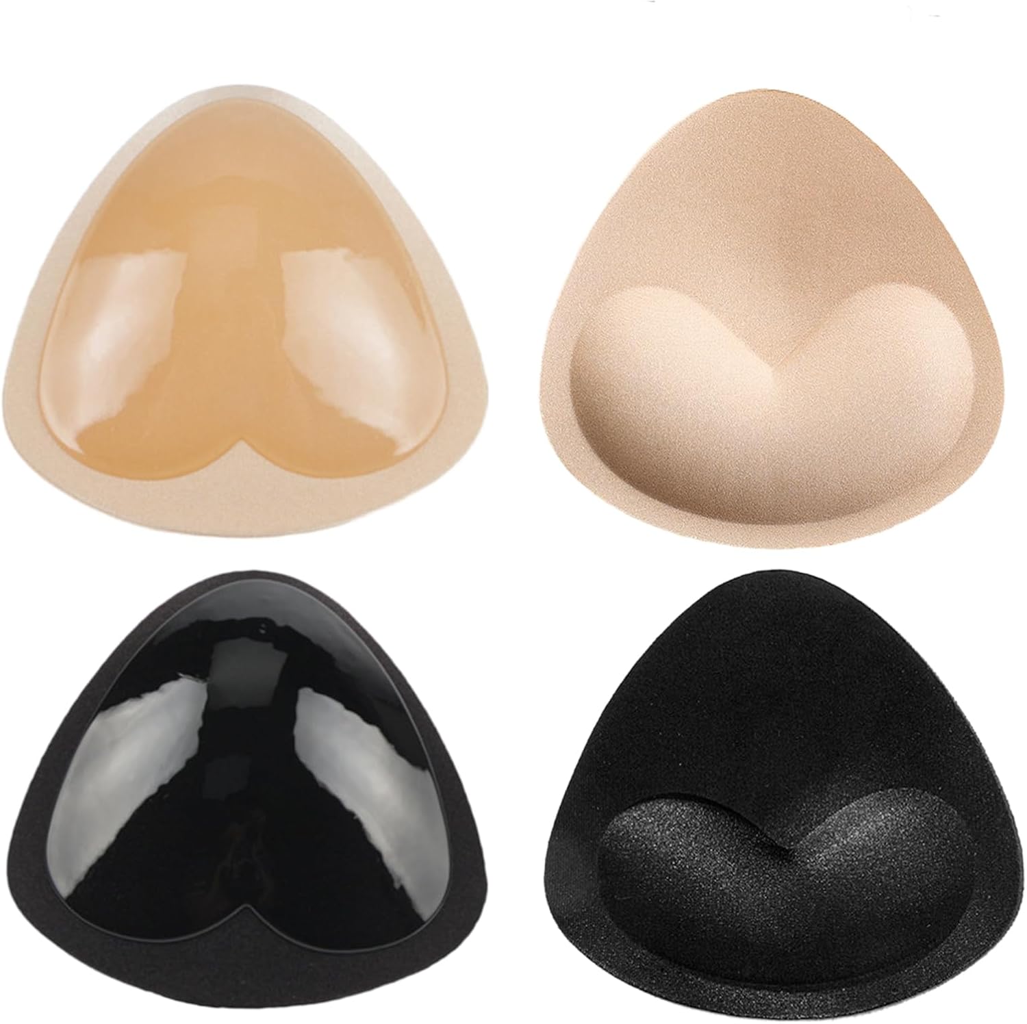 2 Pairs Sticky Bra Inserts, Double Sided Sticky Bra, Women's Adhesive ...
