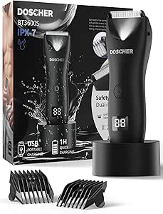 DOSCHER Body Trimmer For Men, Sensitive Area Shaver, Shaving Machine ...