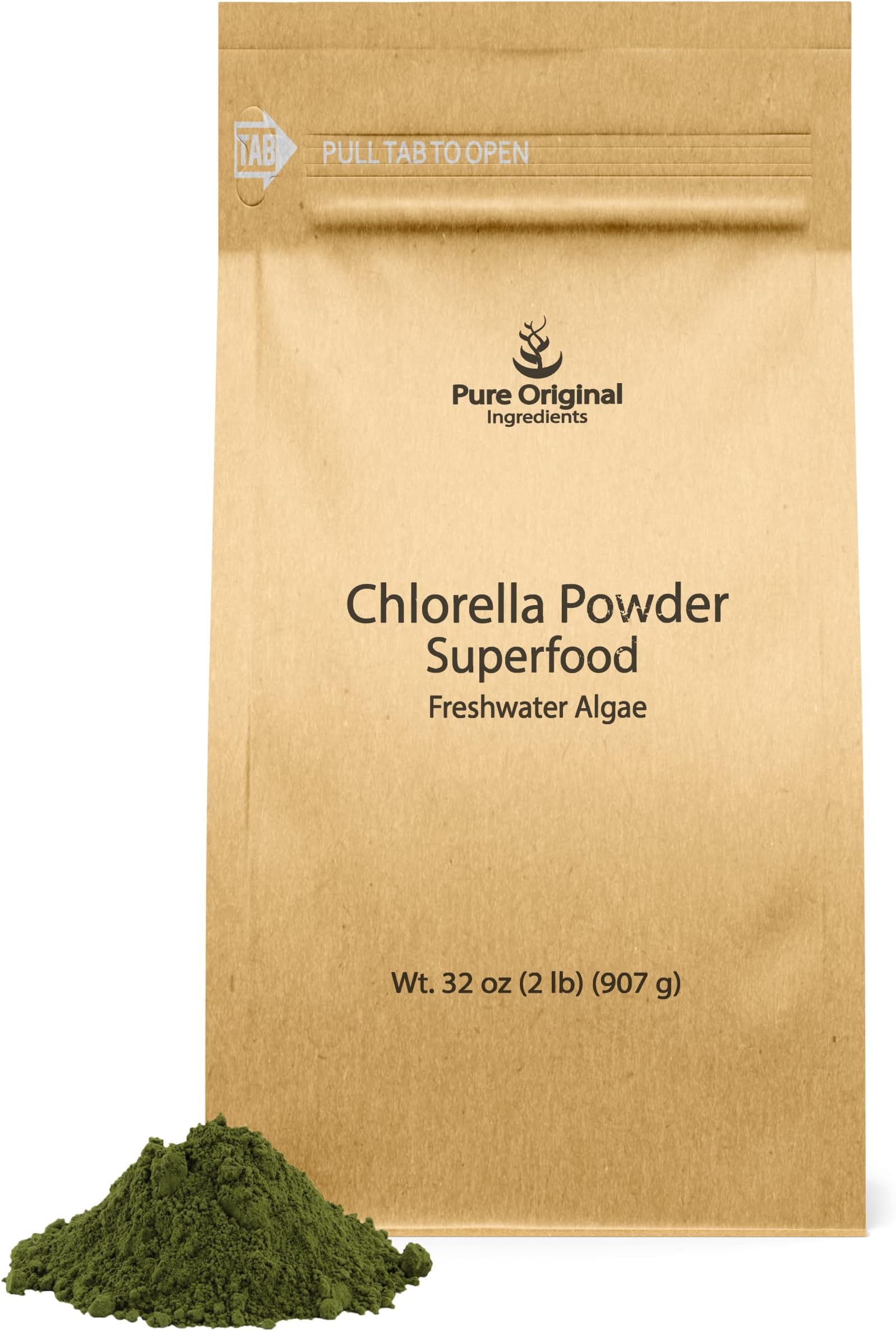 Amazon.com: Food to Live Organic Chlorella Powder, 1 Pound — Non-GMO ...
