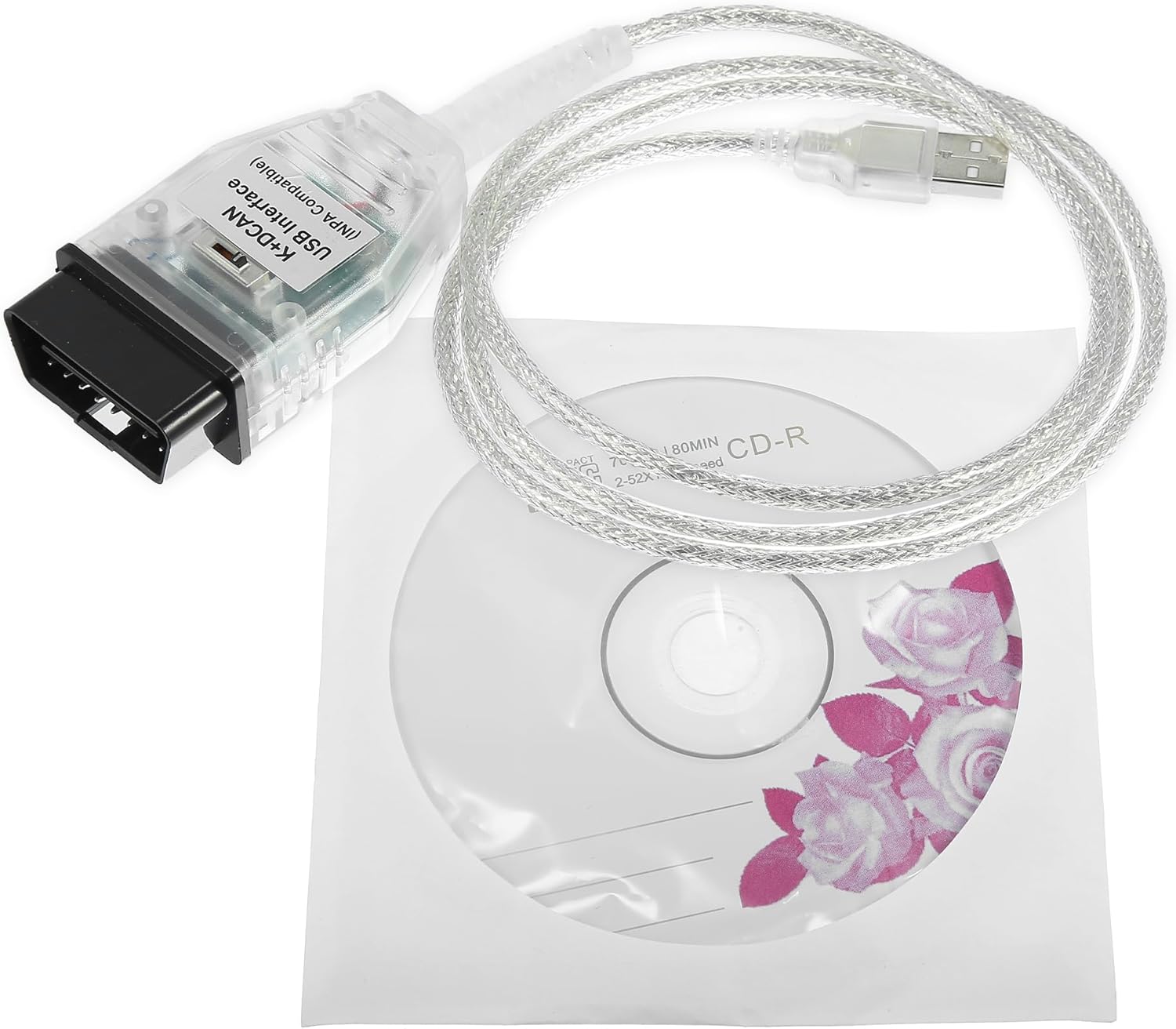 X AUTOHAUX 1 Set for INPA K CAN Cable with Switch DCAN Interface Coding ...
