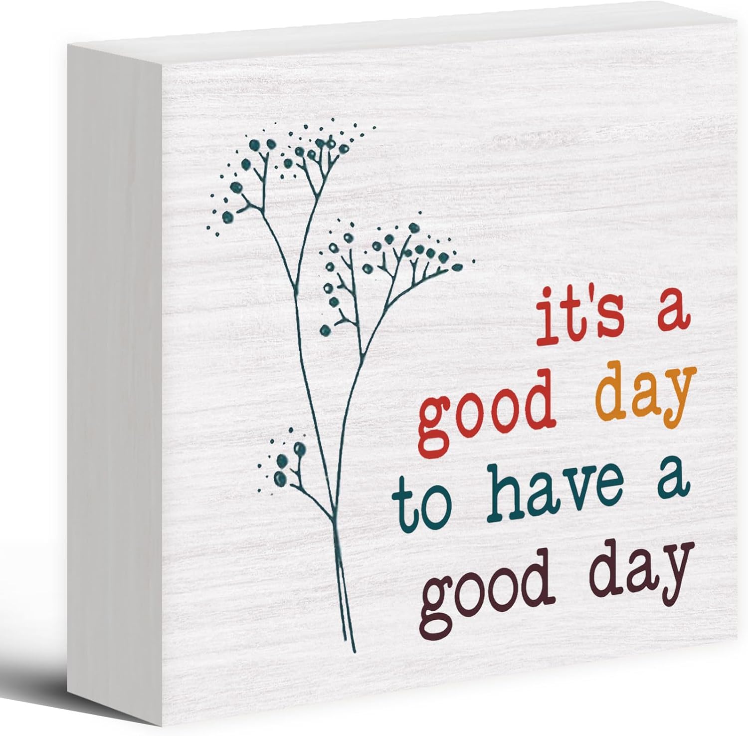 Amazon.com: Luipk Its a Good Day To Have a Good Day Wood Box Sign Desk ...