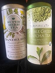 Amazon.com: The Republic of Tea Organic Double Green Matcha, Gourmet ...