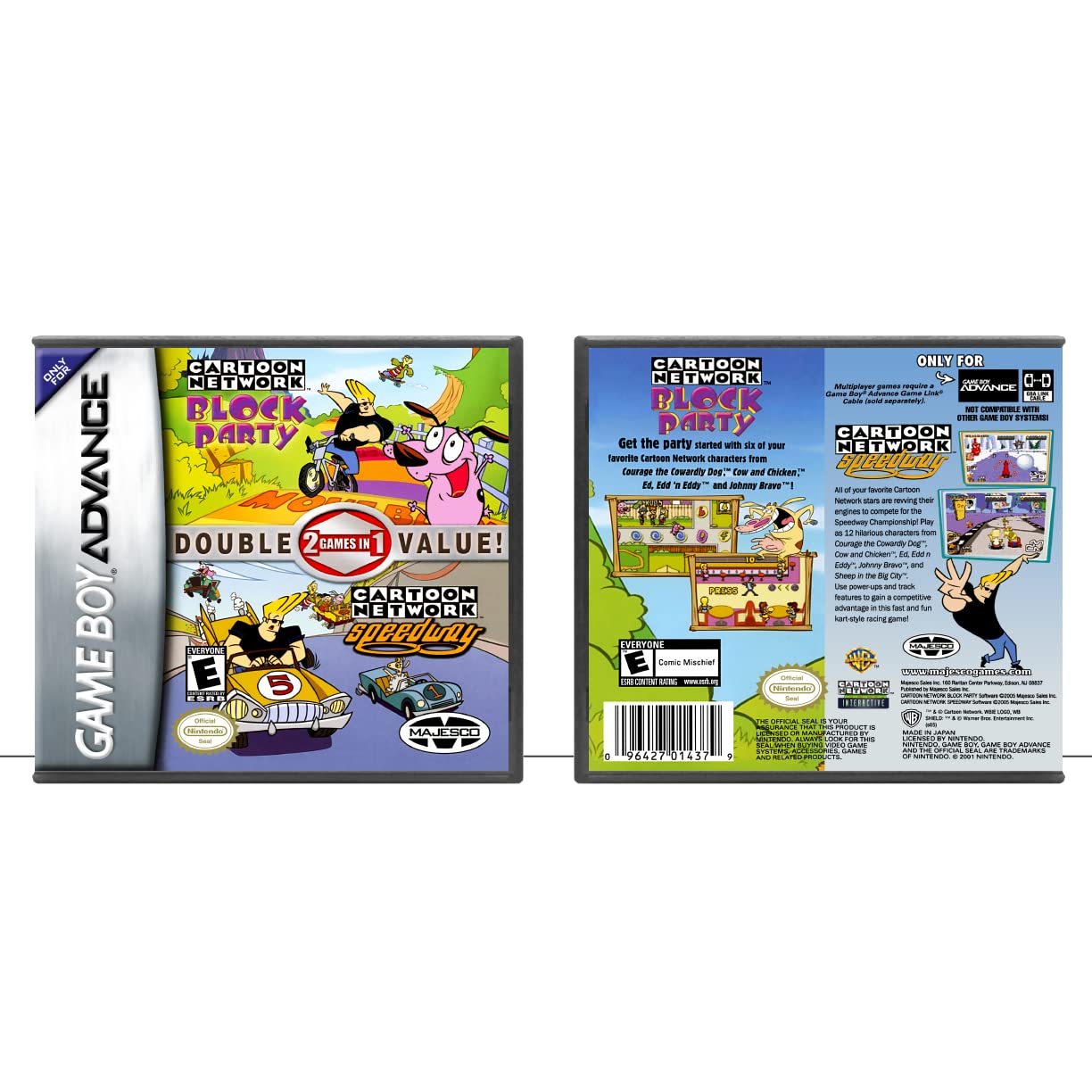 Amazon.com: 2 Games in 1 Double Value! Cartoon Network Block Party ...