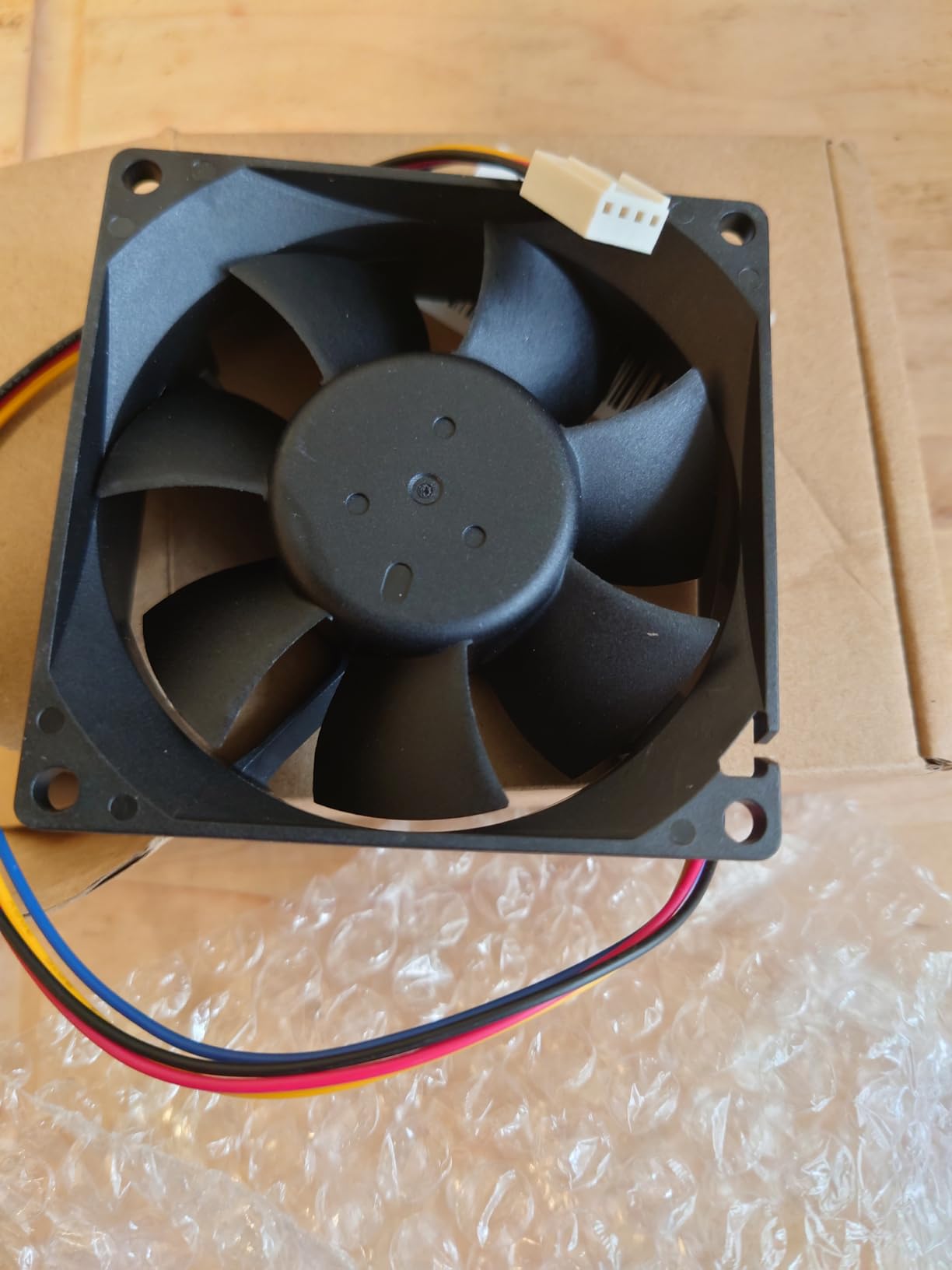 KIMISS CPU Fan 80mm Case Cooler Fan, 4pin PWM Silent Computer Fan With ...
