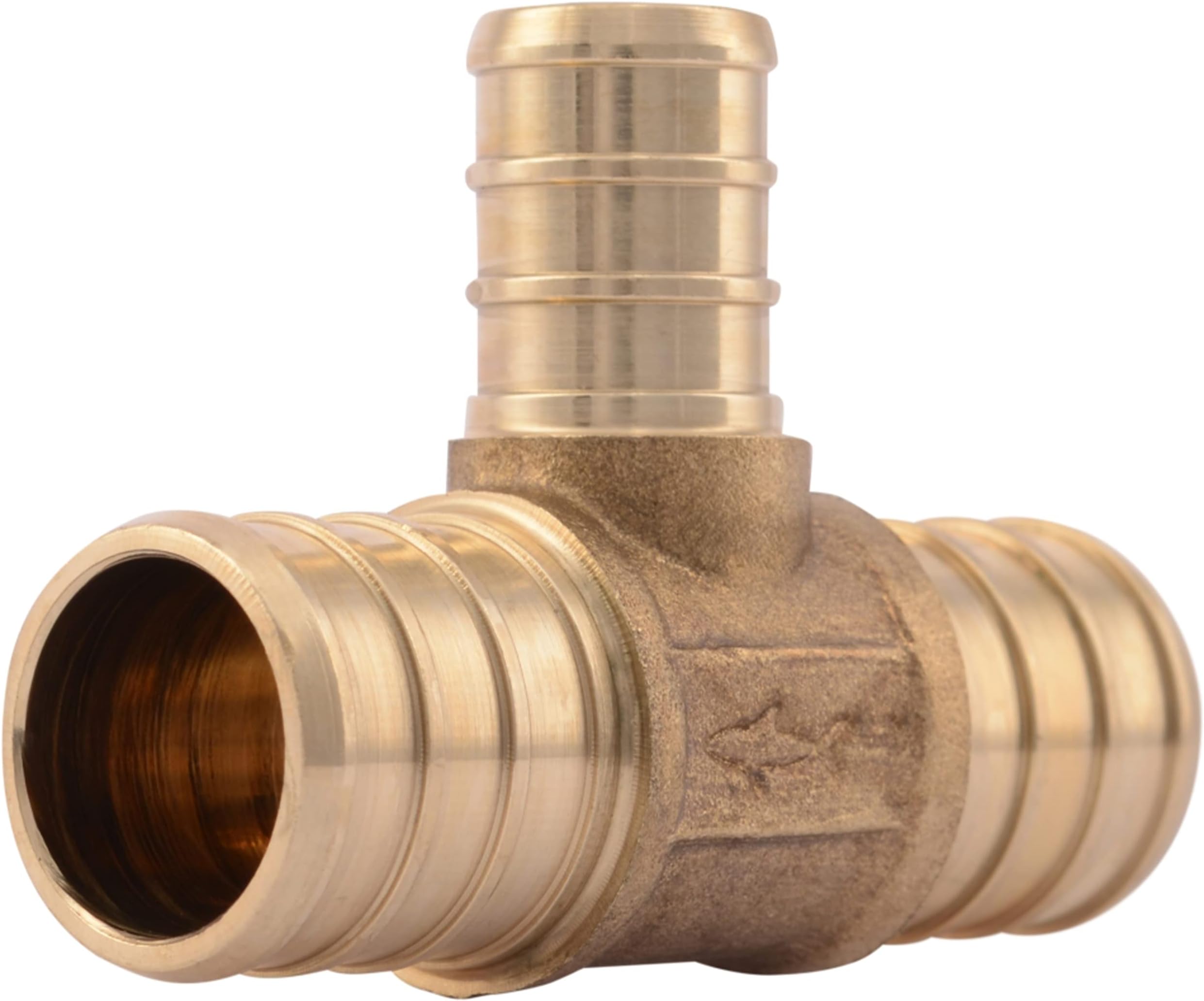 Amazon.com: 3/4" x 3/4" x 1/2" PEX Tee Pex Fittings 3/4 Inch to 1/2 ...