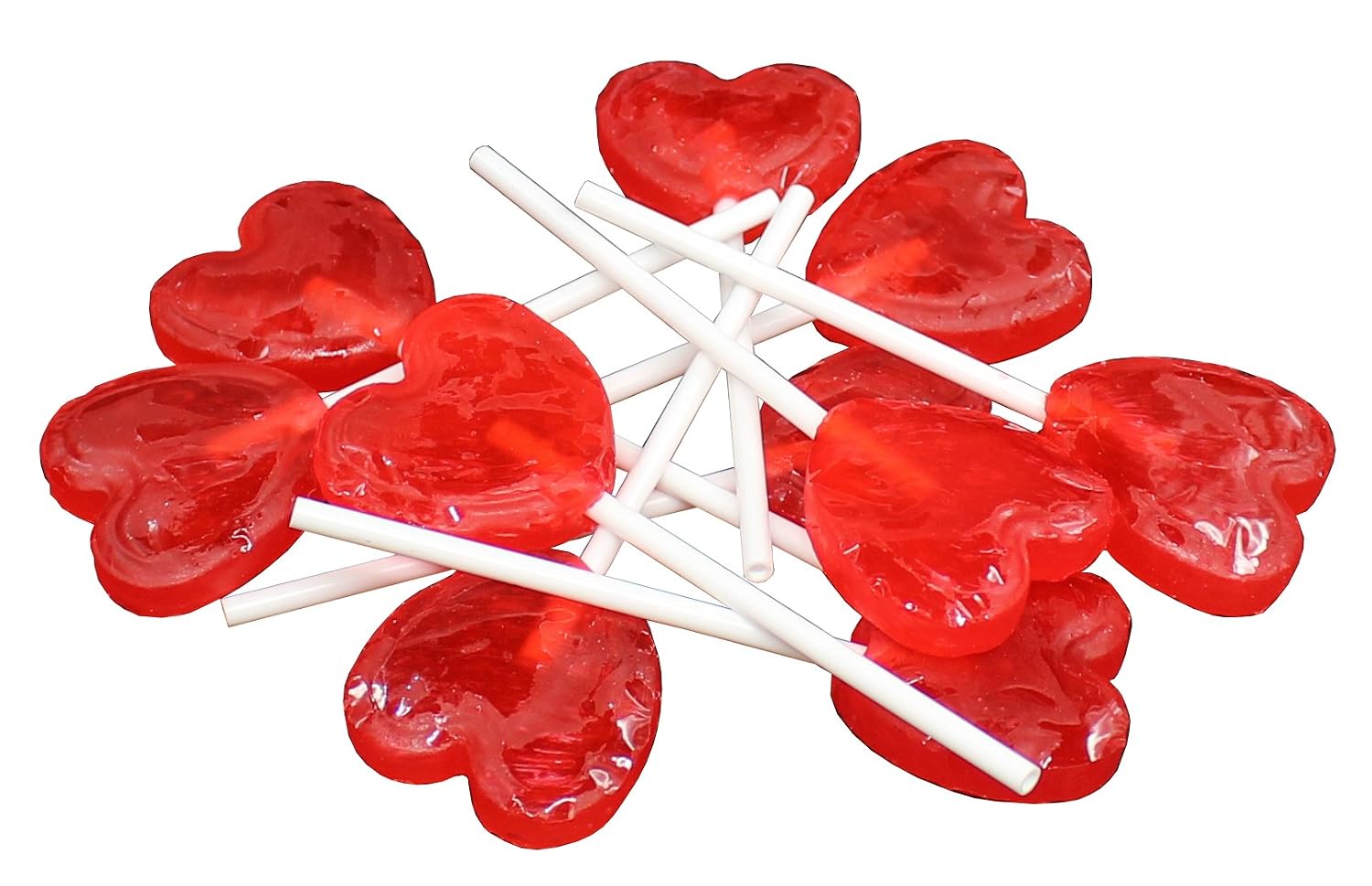 Amazon.com : Zaza Bat-Bat Strawberry Heart Lollipops Kosher - 300gram ...
