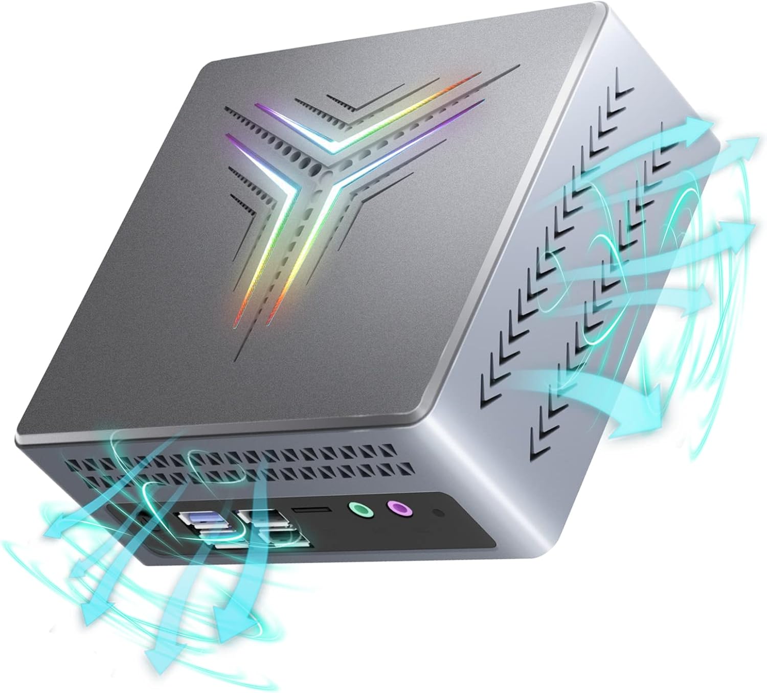 RGB Light Mini Pc The 11th Gen N5095 (up to 2.90GHz) 4Cores 4Threads ...