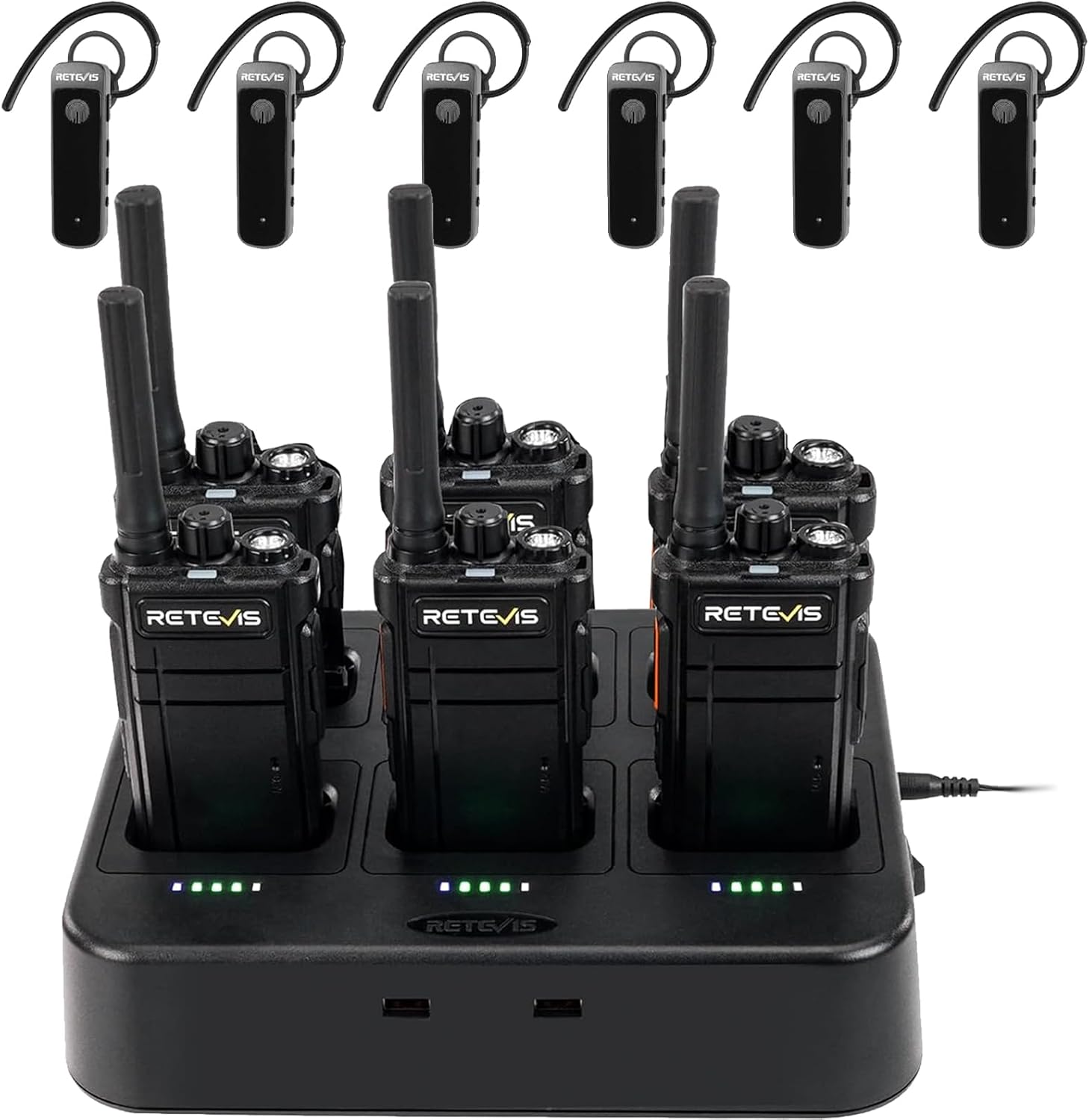 Amazon.com: Retevis RB37 Bluetooth Walkie Talkies,Bluetooth Two Way ...