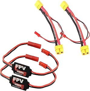 Amazon.com: 3A 5V DC-DC Converter Step Down UBEC Module & 2PCS XT60 XT ...