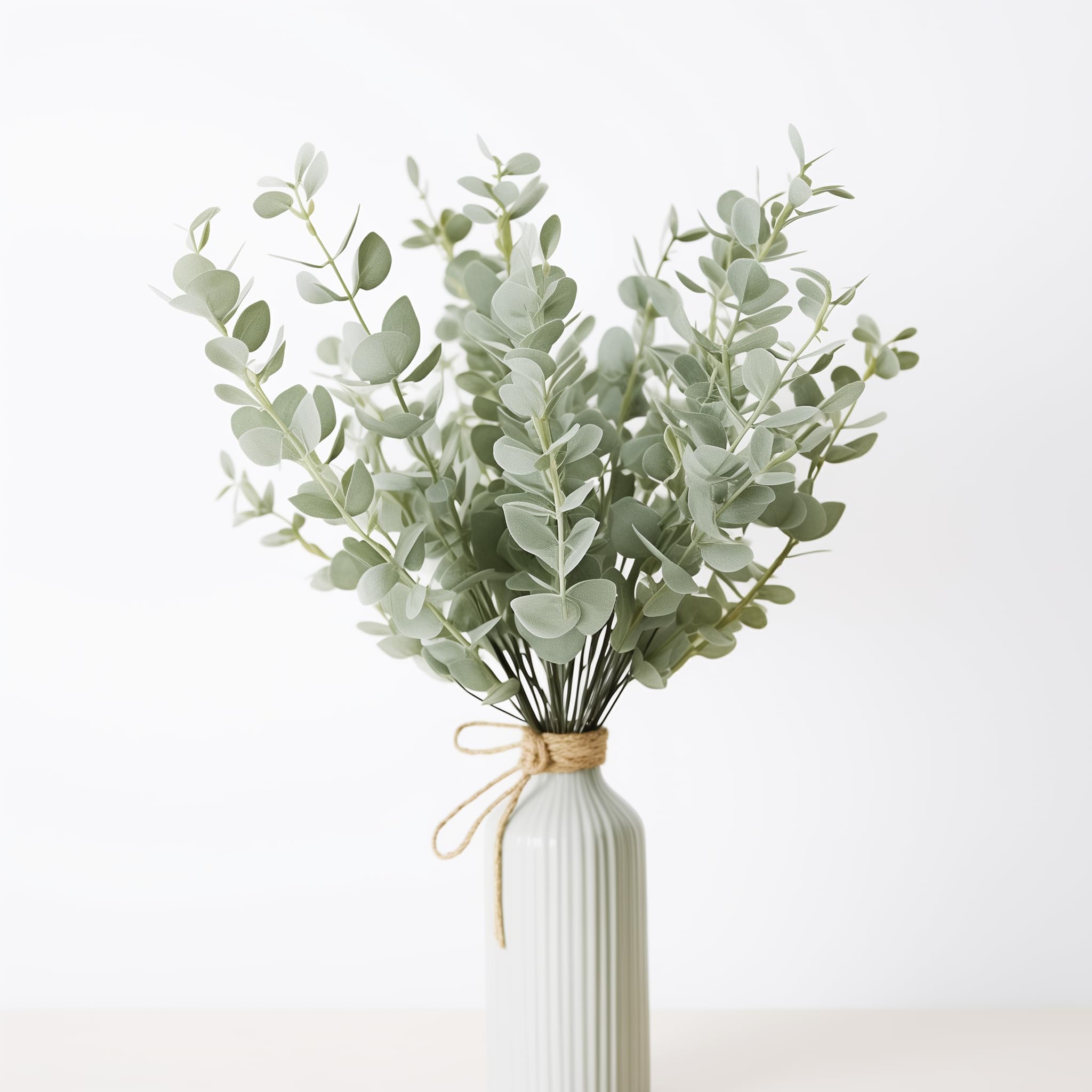 Amazon.com: Sggvecsy 36pcs Eucalyptus Stems Decor Artificial Eucalyptus ...