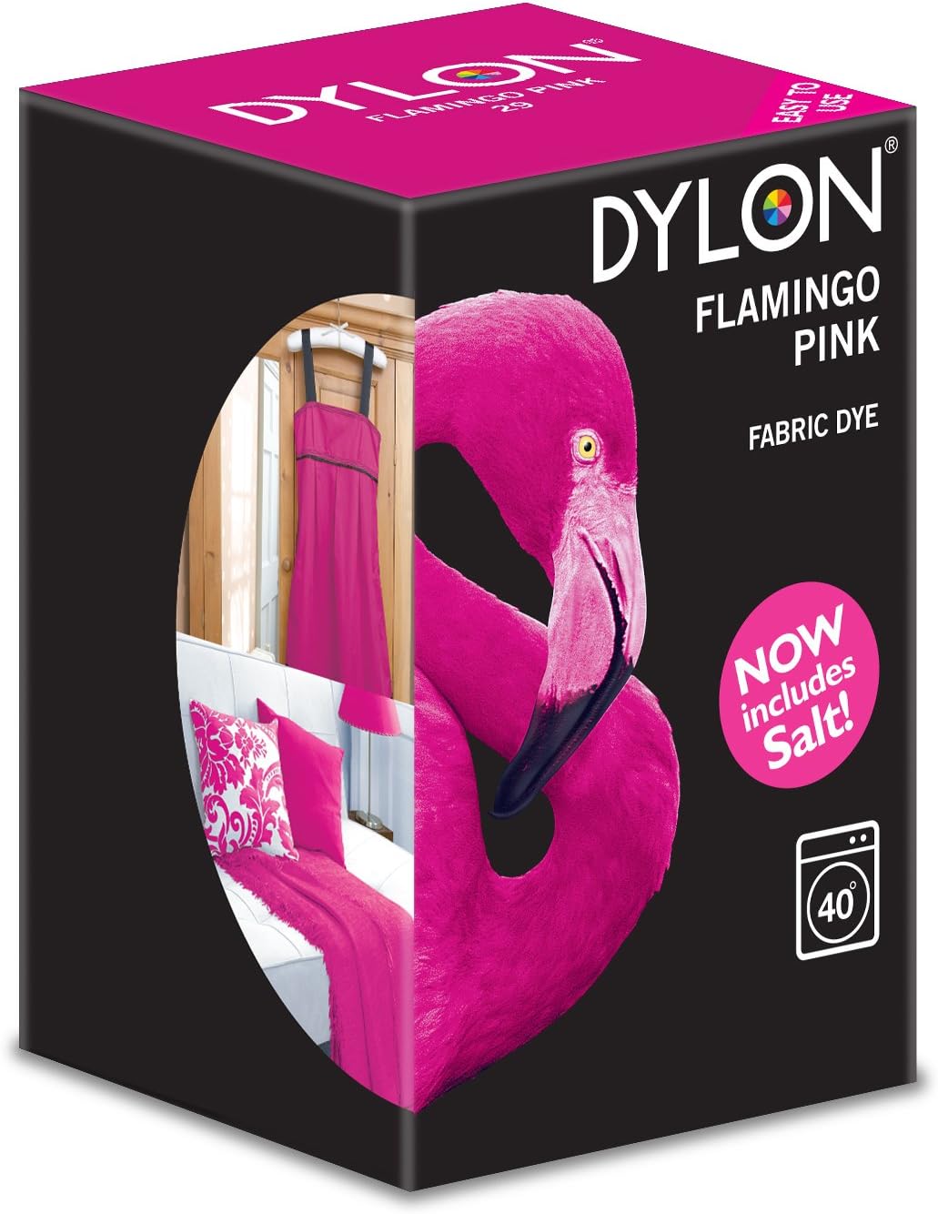 Dylon 200g Machine Fabric Dye - Flamingo Pink : Amazon.co.uk: Grocery