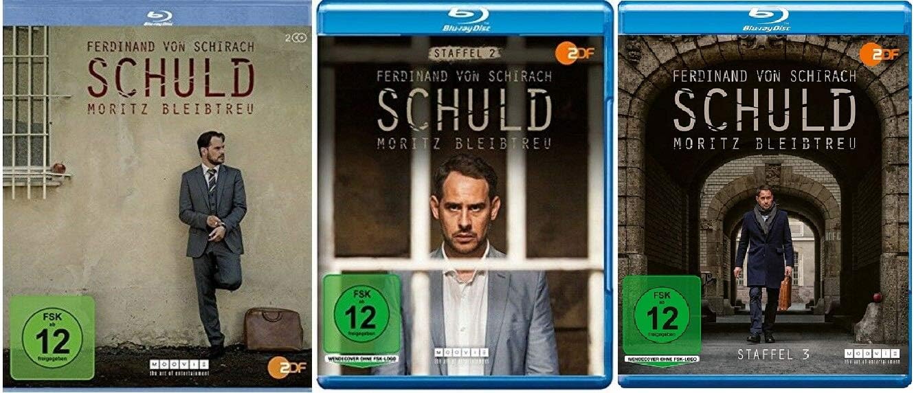 Schuld Staffel 1-3 (1+2+3, 1 bis 3) nach Ferdinand von Schirach [Blu ...