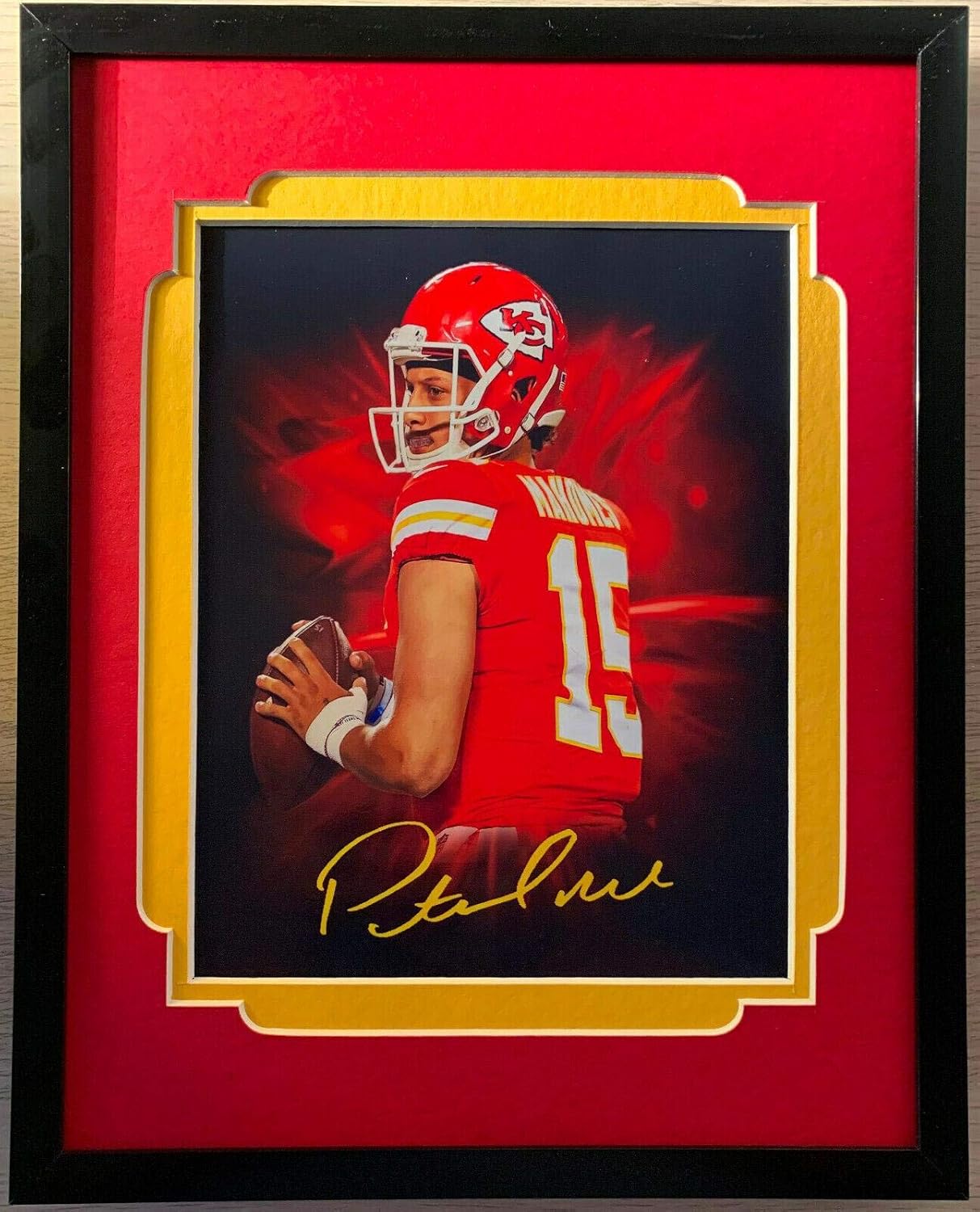 Patrick Mahomes Facsimile Signed 8x10 Framed Photo Autograph Kansas ...