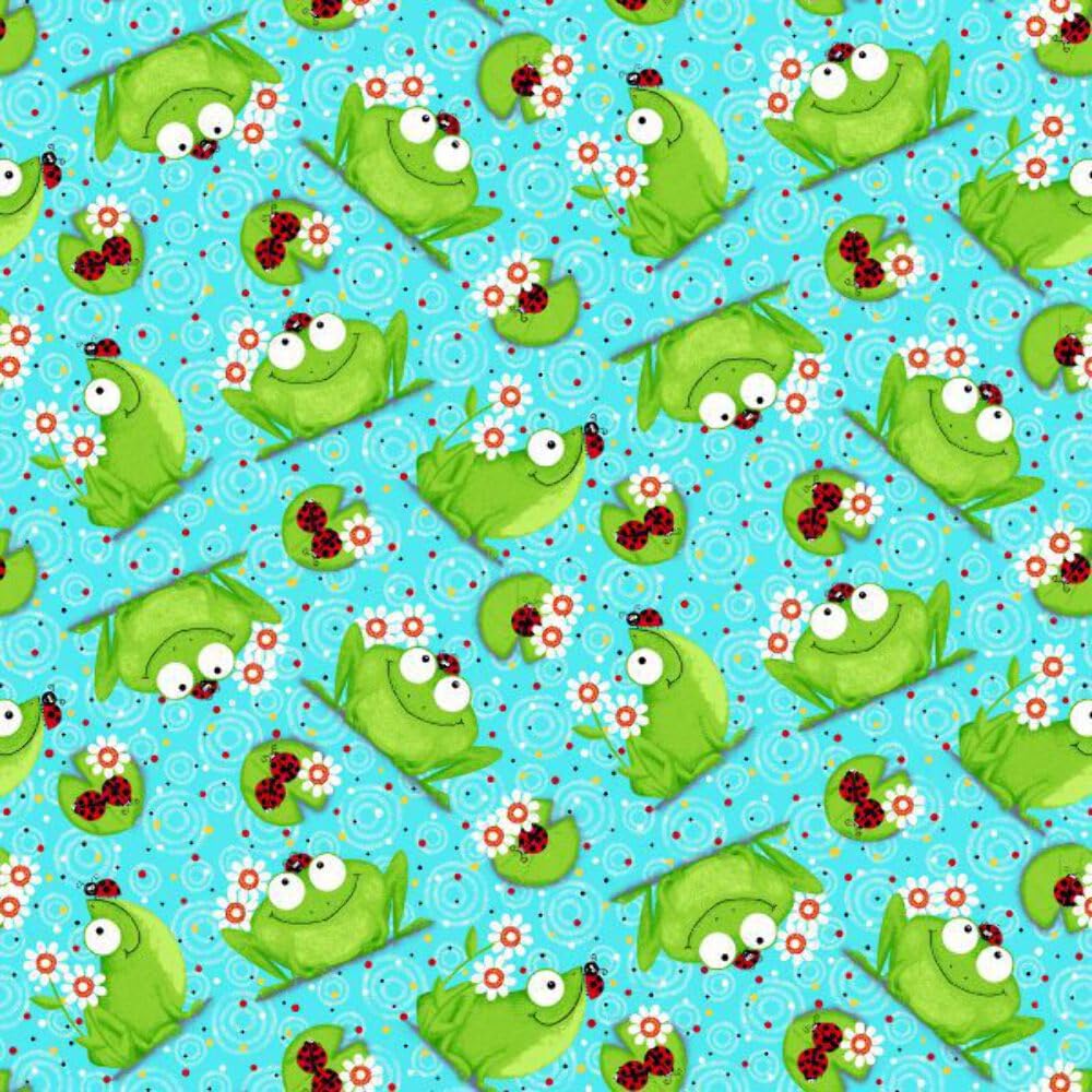 Amazon.com: Frogs Comfy Flannel Fabric 1 Yard : Arts, Crafts & Sewing