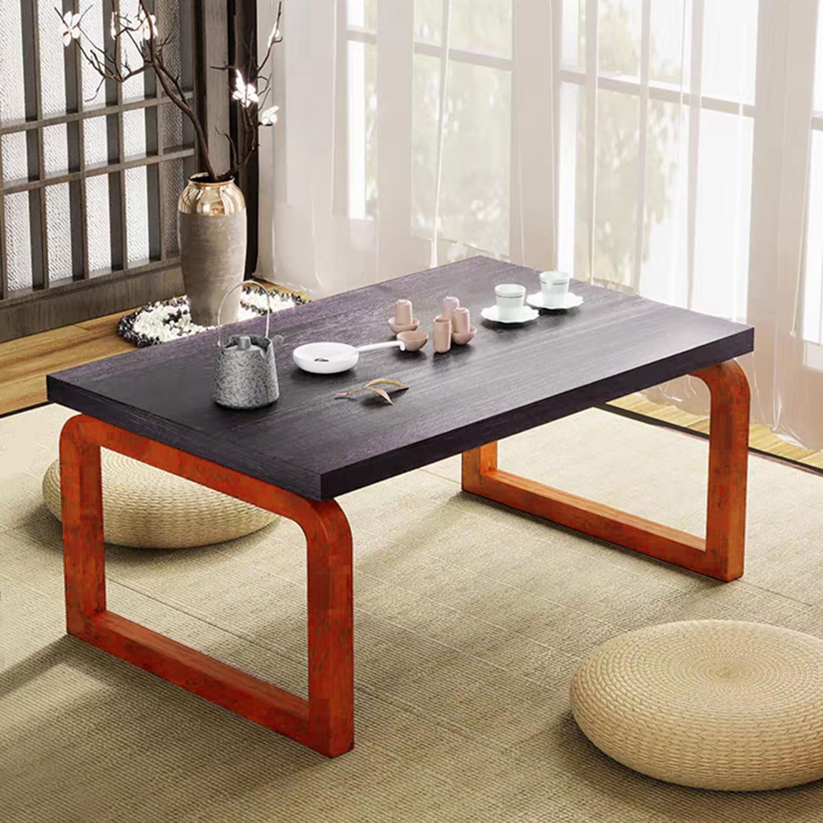 Amazon.com: ILWorkTLs Coffee Table with Folding Legs,Portable Low Floor ...