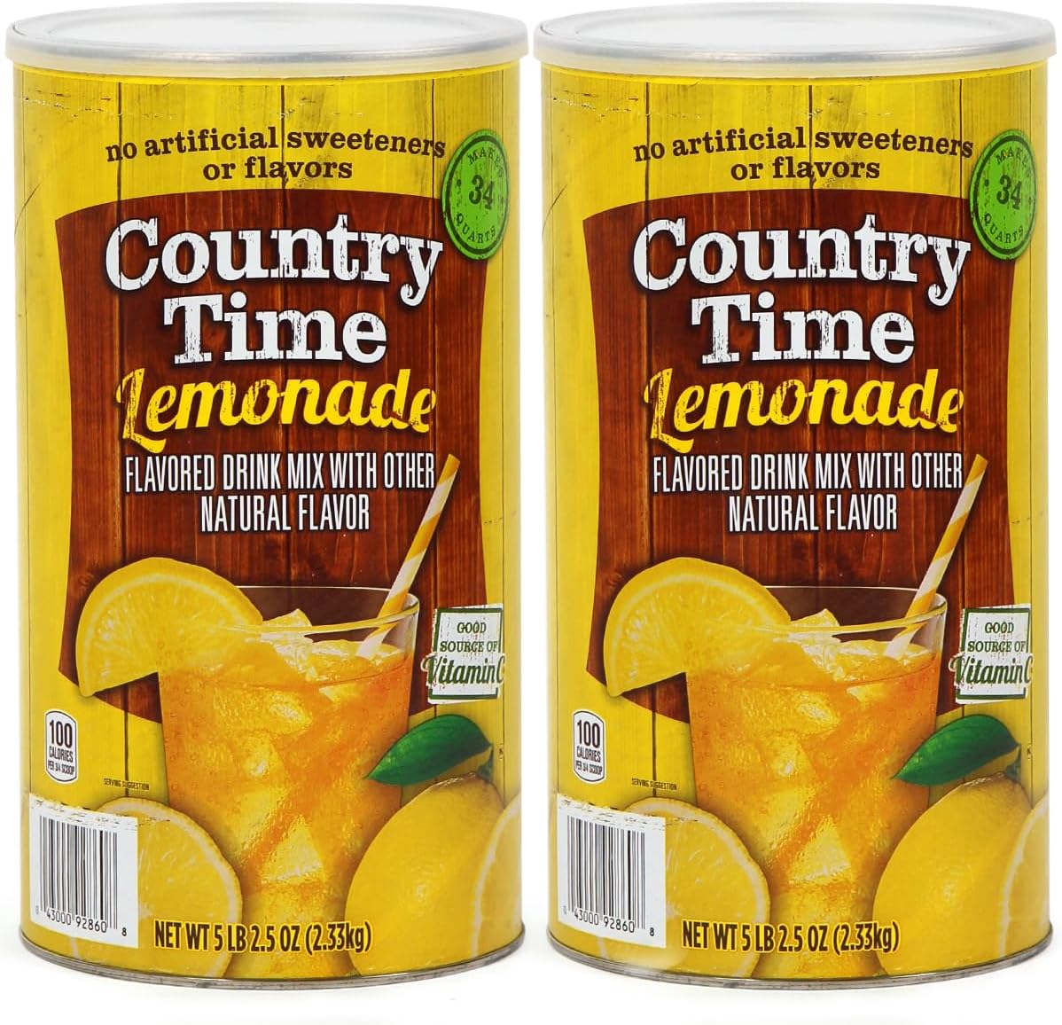 Amazon.com : Global Basics Country Time Pink Lemonade Powdered Drink ...