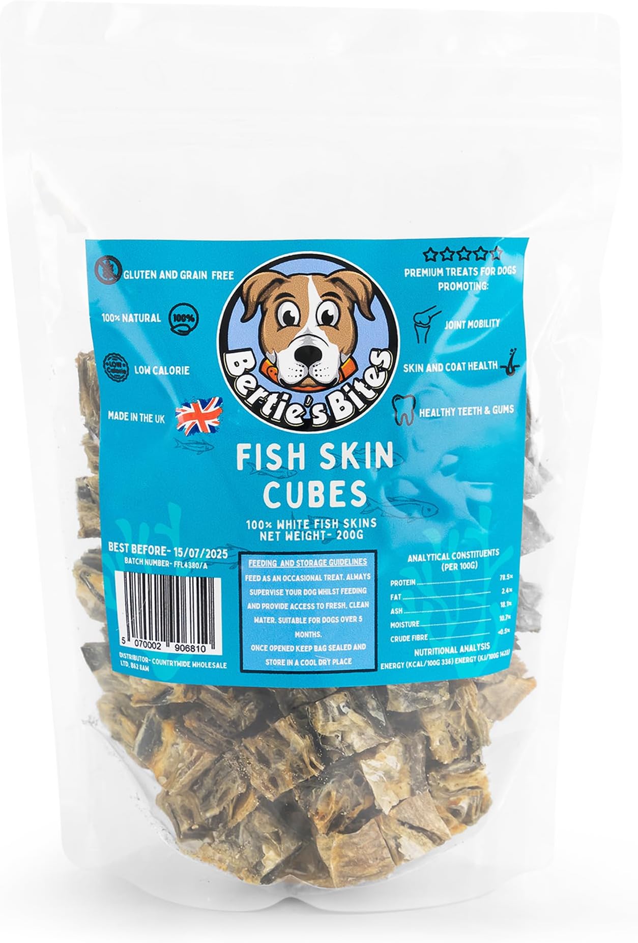 Fish4Dogs Sea Jerky Whoppers | Low Calorie, Hypoallergenic Dog Treat ...