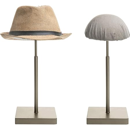 Amazon.com: MyGift Rustic Burnt Wood Hat Holder Stand with Industrial ...