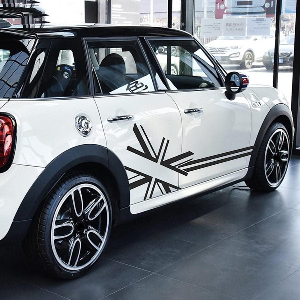 Amazon.com - MGUOTP Union Jack Flag Door Side Stripe Sticker Decal ，for ...